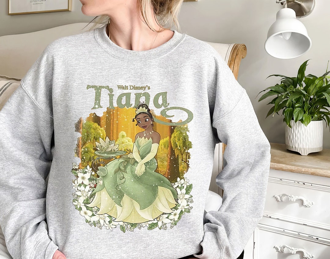 Princess Tiana Shirt Tiana the Frog Sweatshirt, Princess and the Frog ...