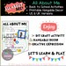 All About Me Template, Back to School, First Week Classroom Activities ...