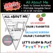 All About Me Template, Back to School, First Week Classroom Activities ...