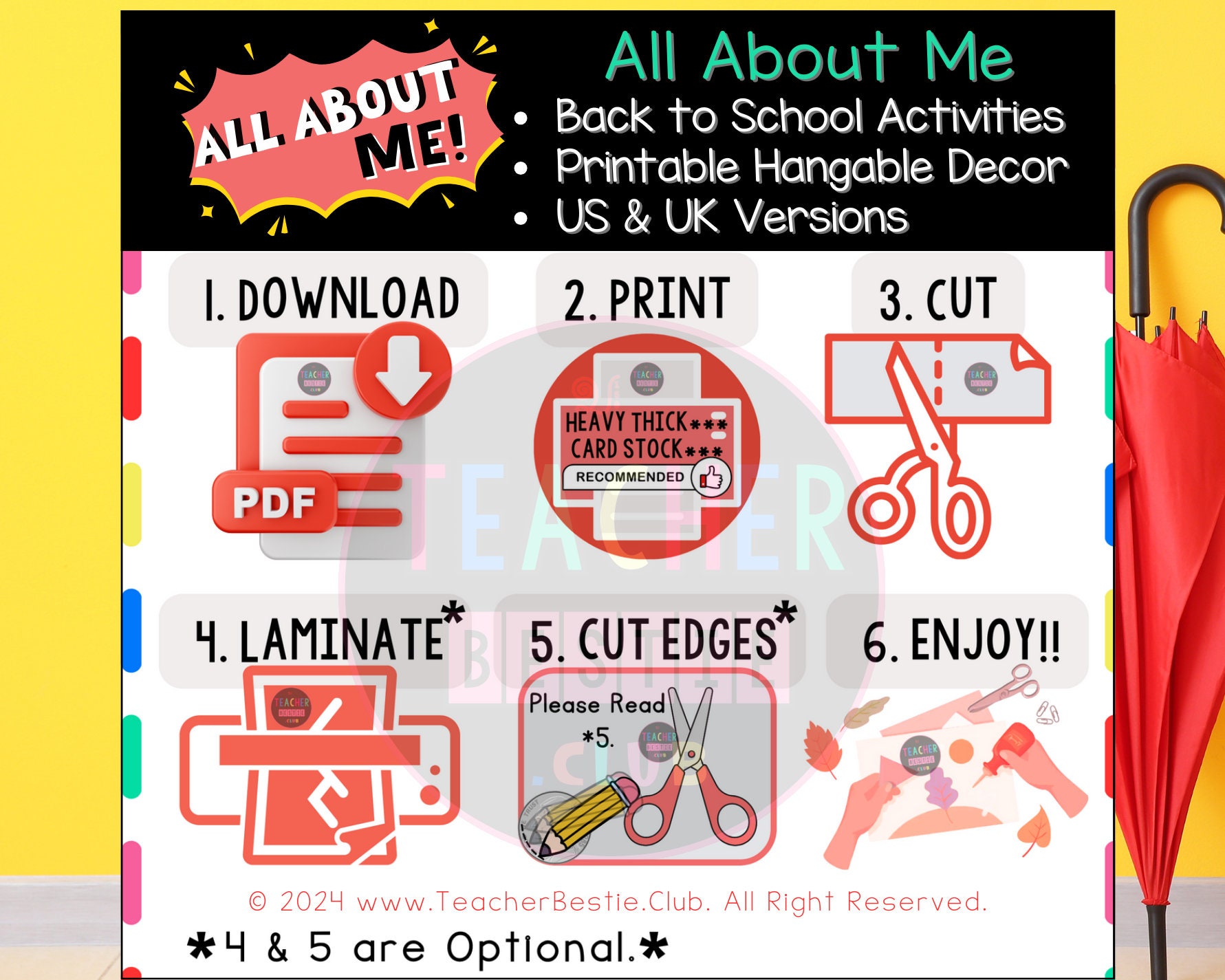 All About Me Template, Back to School, First Week Classroom Activities ...
