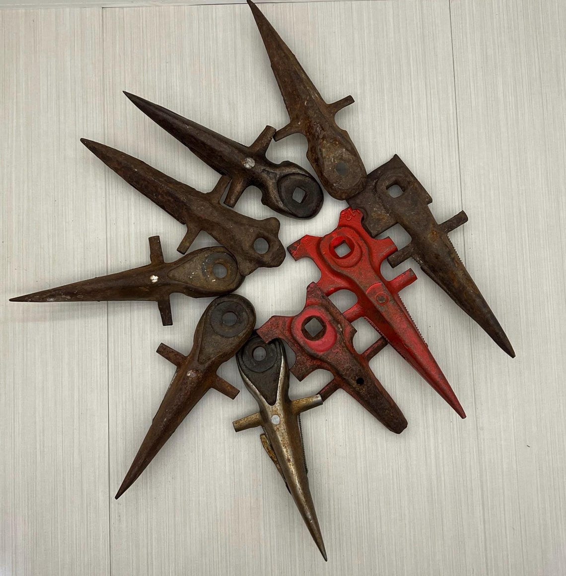 Antique Sickle Mower Rock Guards | Rusty Farm Salvage | Steampunk ...
