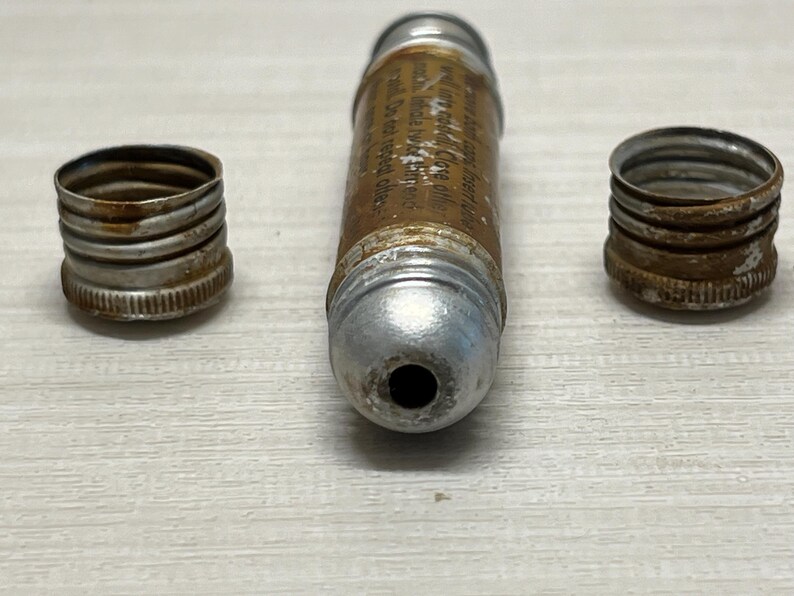 Vintage Benzedrine Inhaler Tube Collectible Item WWII Empty Ca. 1940's ...