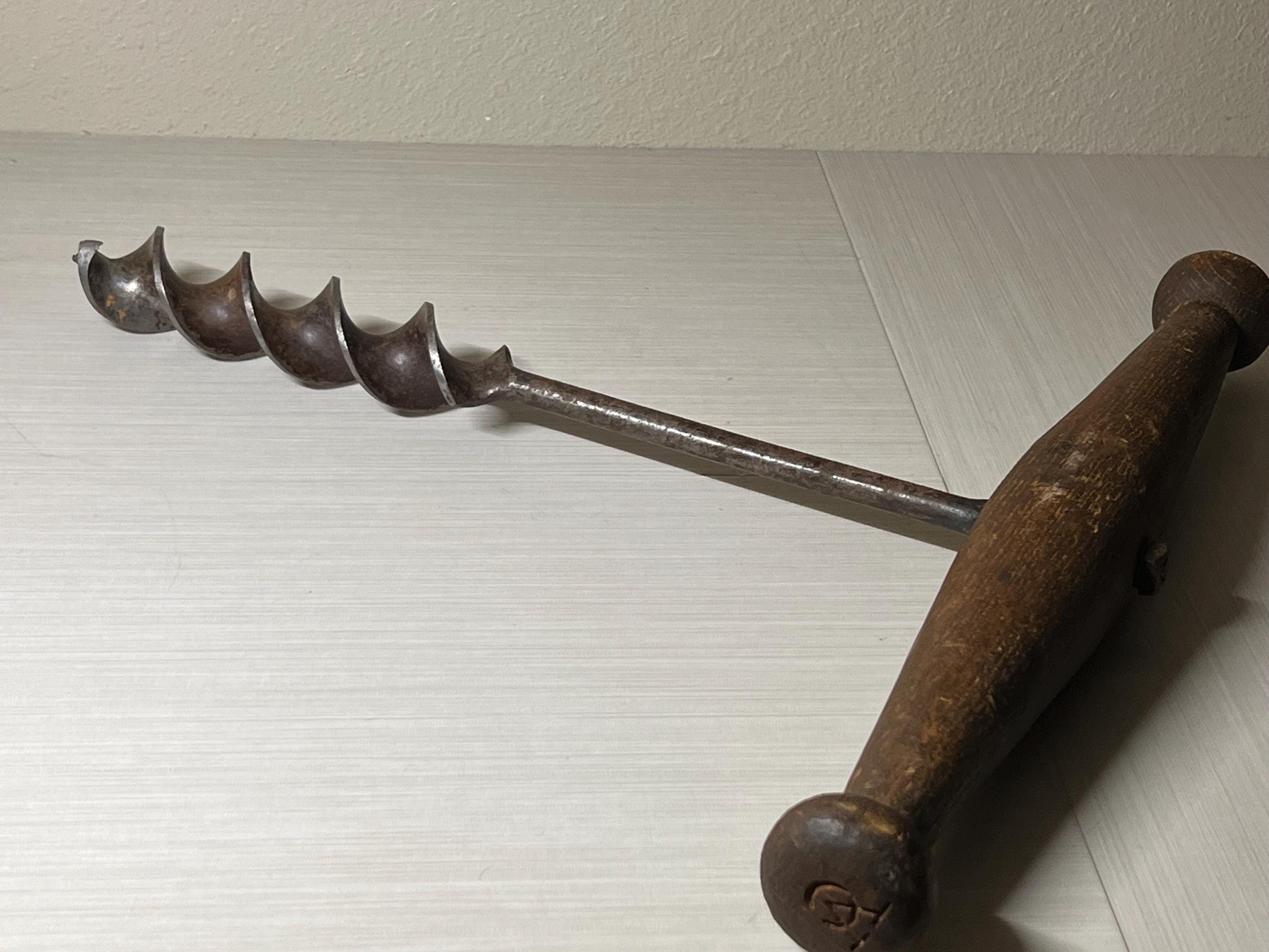 Vintage Antique Hand Auger, Ca. Early 1900's - Etsy