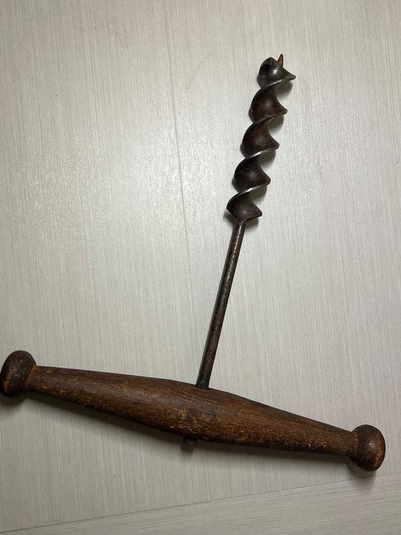 Vintage Antique Hand Auger, Ca. Early 1900's - Etsy