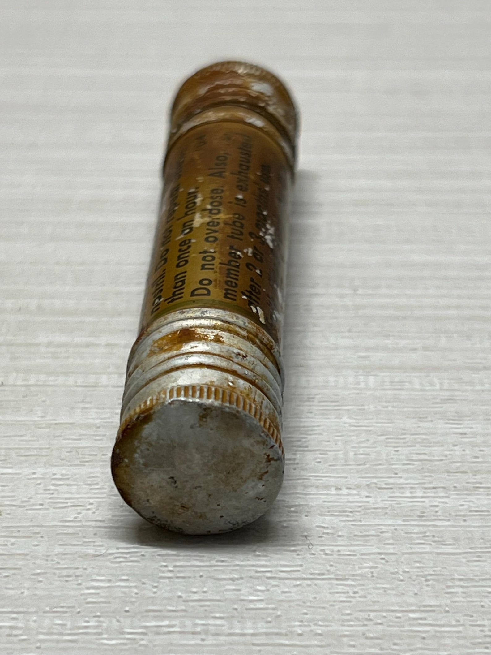 Vintage Benzedrine Inhaler Tube Collectible Item WWII Empty Ca. 1940's ...