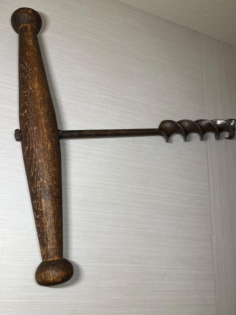 Vintage Antique Hand Auger, Ca. Early 1900's - Etsy