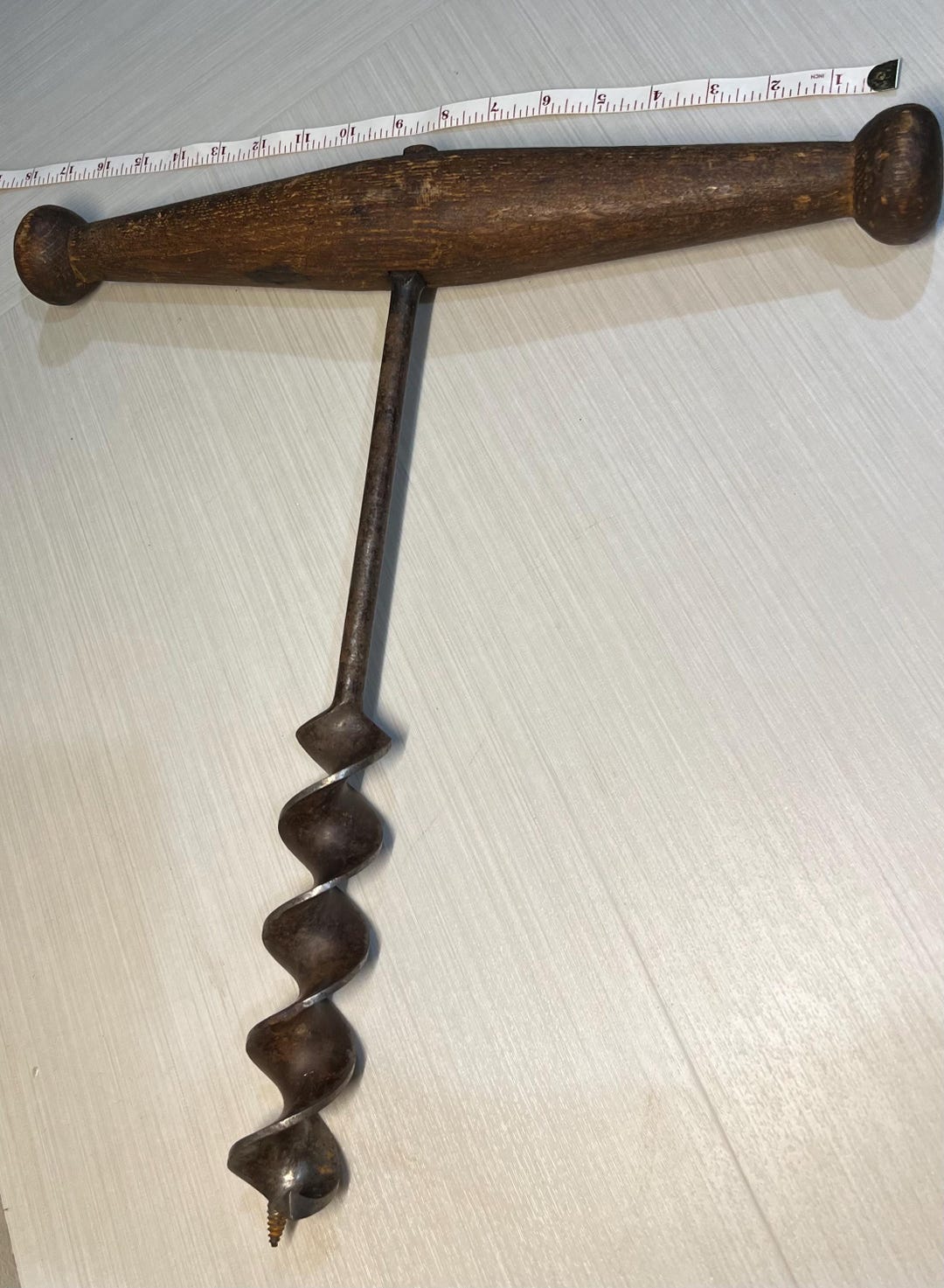 Vintage Antique Hand Auger, Ca. Early 1900's - Etsy
