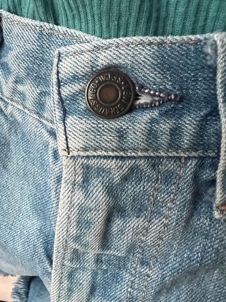 Vintage Levi’s Orange Tab Cutoff Shorts | 1970s Mid-rise Frayed Denim ...