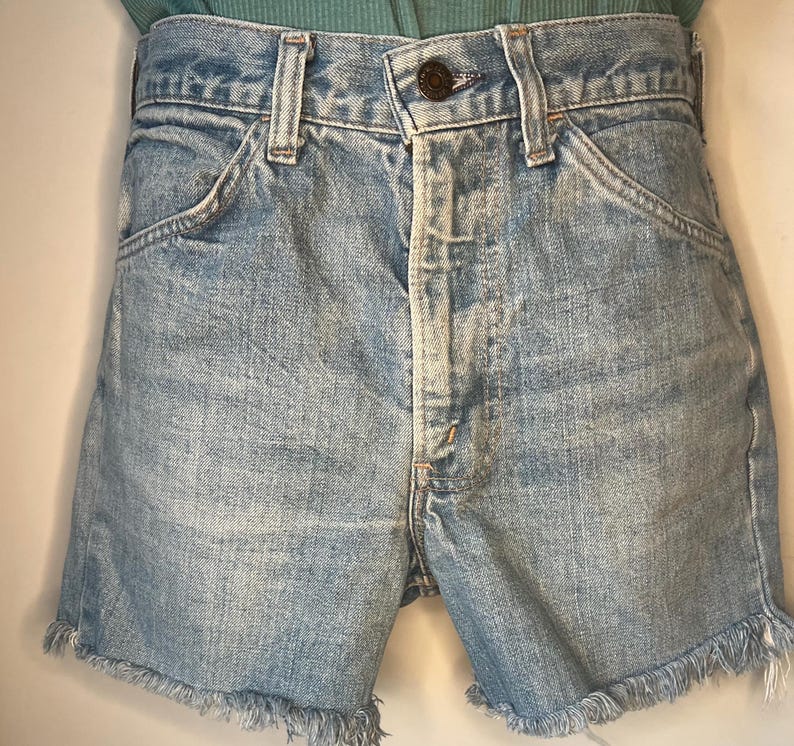 Vintage Levi’s Orange Tab Cutoff Shorts | 1970s Mid-rise Frayed Denim ...