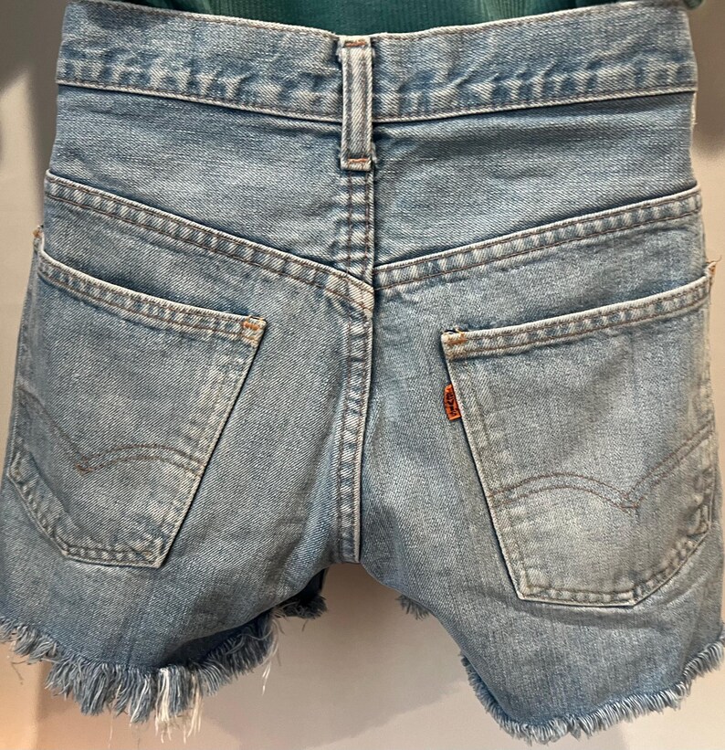 Vintage Levi’s Orange Tab Cutoff Shorts | 1970s Mid-rise Frayed Denim ...