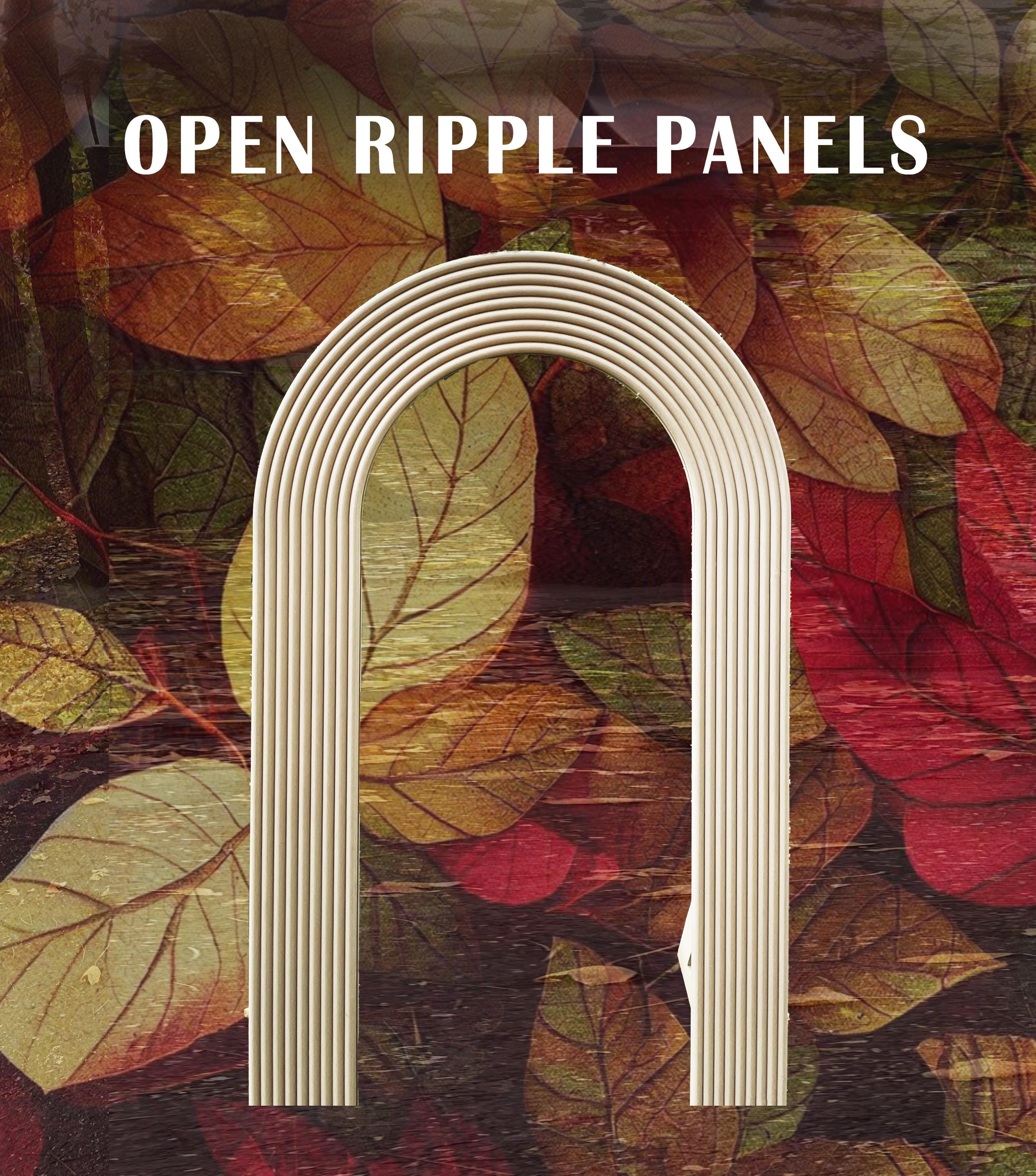 Open Ripple Arch Event Backdrop Fluted Arch Decorations Wedding ...