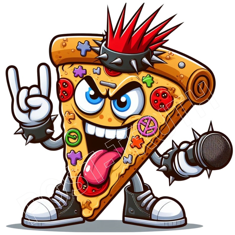Funny Pizza Clipart High Quality PNG Images for Creative Design, Crazy ...