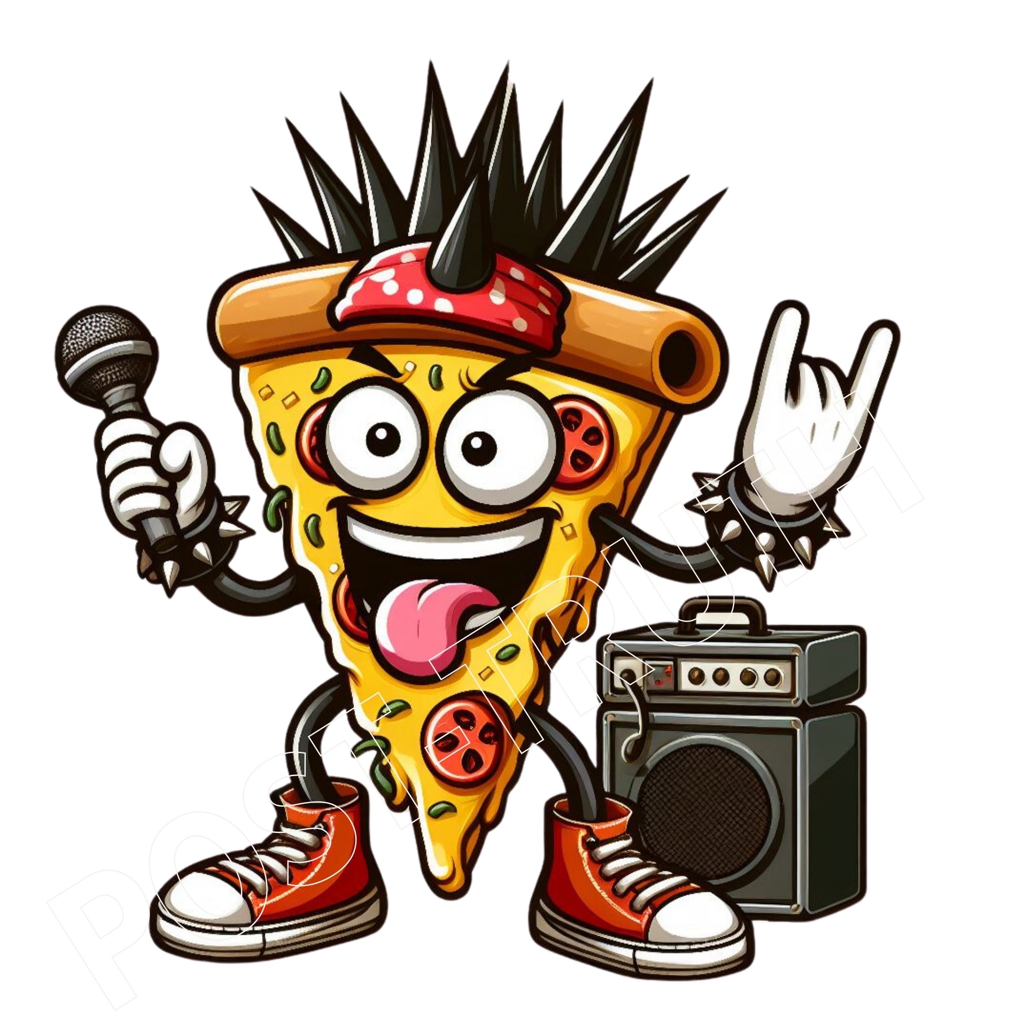 Funny Pizza Clipart High Quality PNG Images for Creative Design, Crazy ...