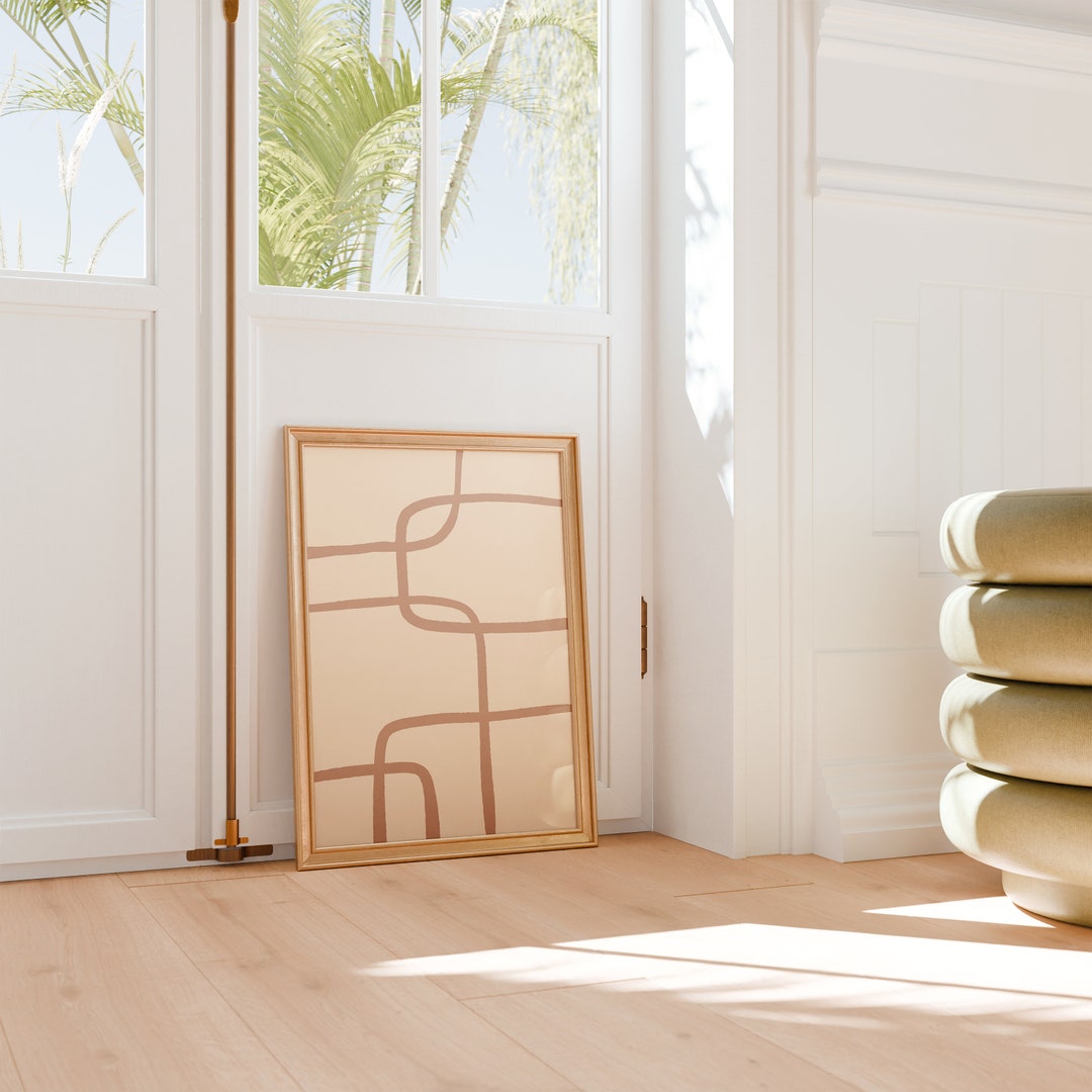 Abstract Wall Art, Neutral Poster, Abstract Printable, Printable Poster ...