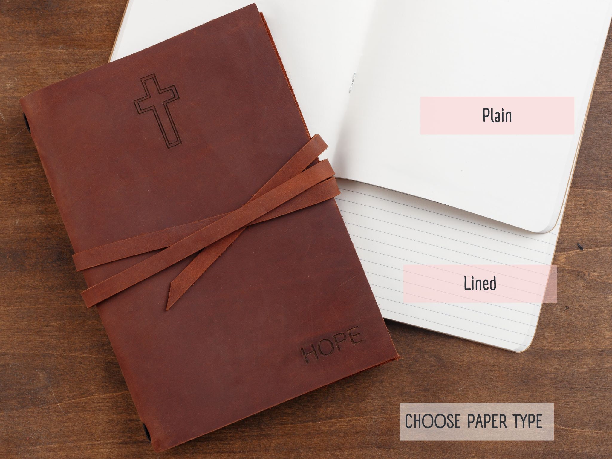 Refillable Leather Journal, Personalized Notebook Cover, Birthday ...