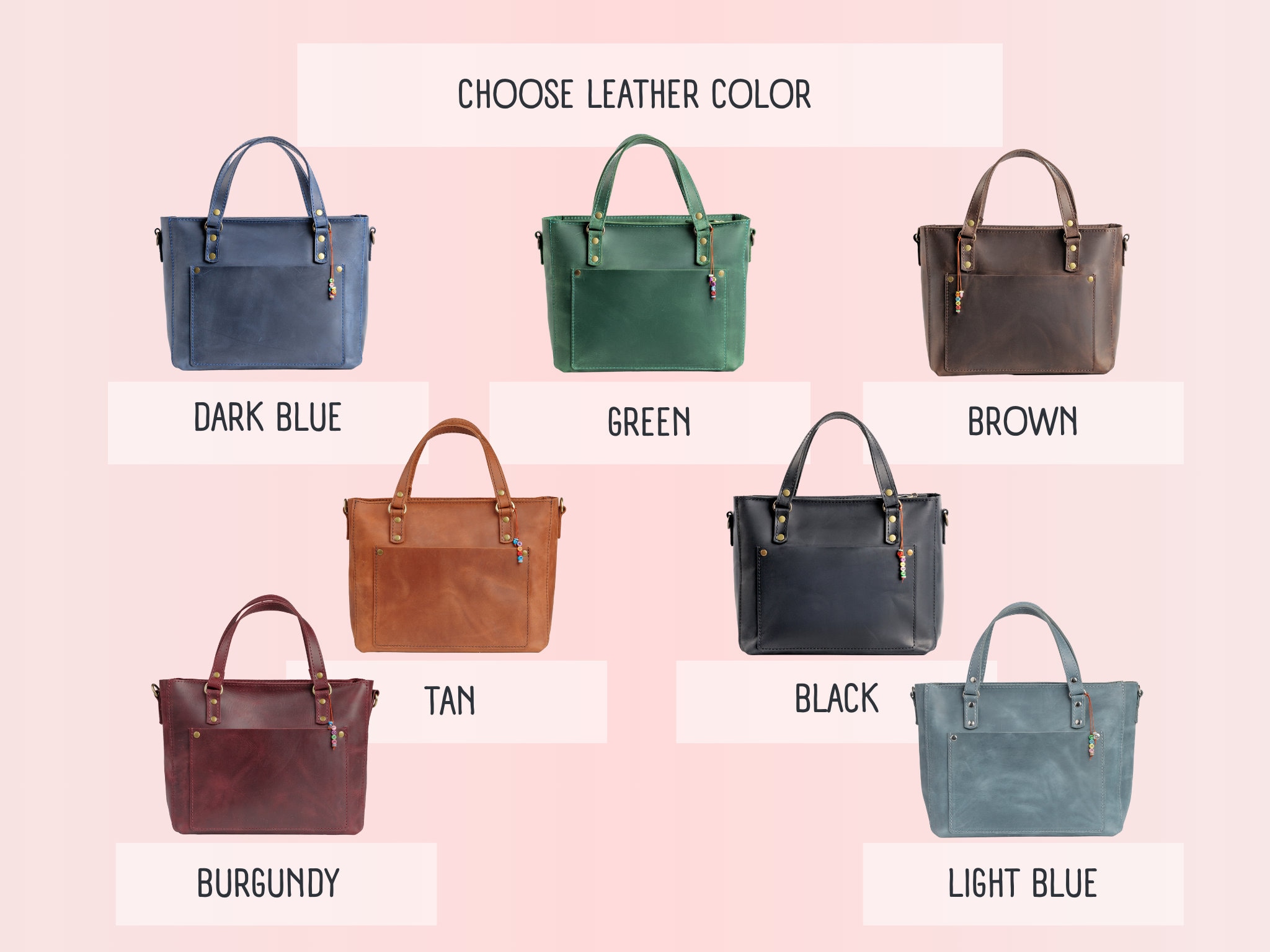 Leather Shoulder Bag for Laptop, Notepad and Binders, Large Leather ...