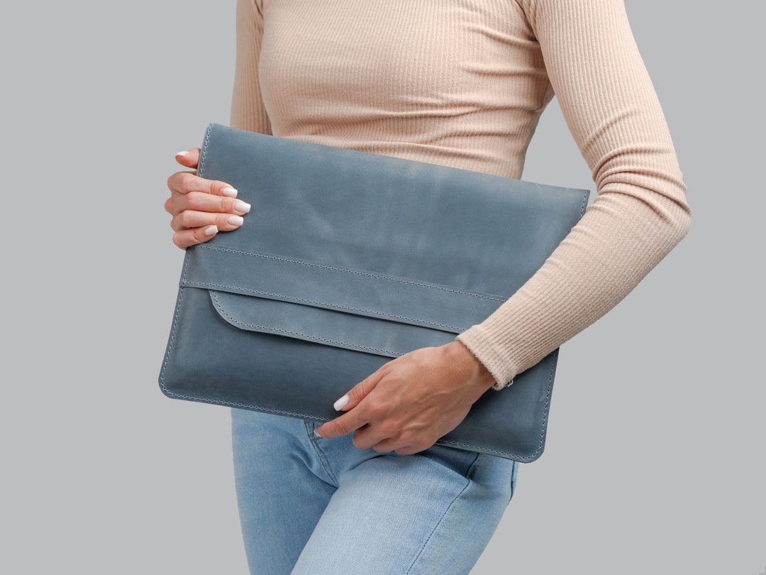 Light Blue Laptop Sleeve, 13in Laptop Envelope Sleeve With Pocket ...