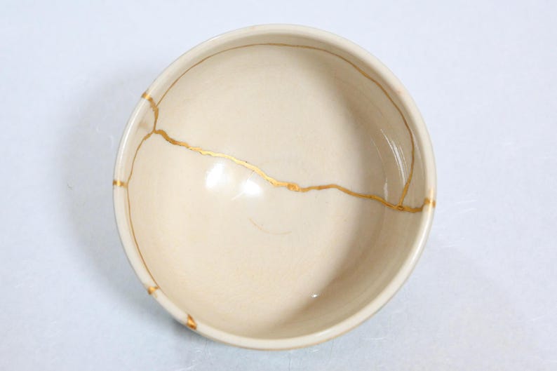 Kintsugi Pottery | Vintage Japanese Ceramics | Wabi Sabi Matcha Chawan ...