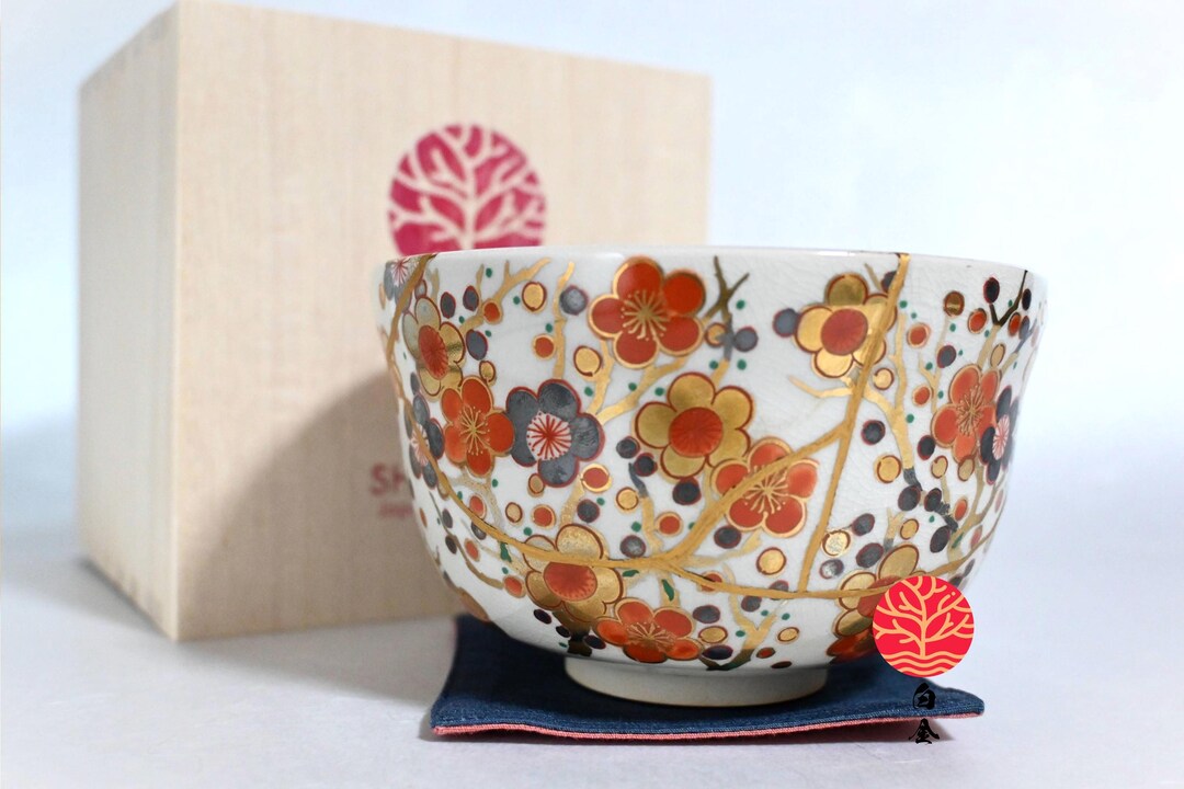 Kintsugi Pottery Tea Bowl, Traditional Japanese Ceramic Art, Handmade ...