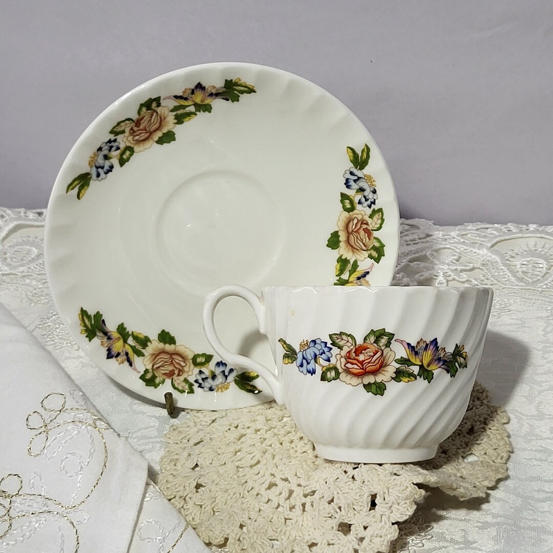Vintage Aynsley Tea Set: Cottage Garden Pattern Fine Bone China - Etsy