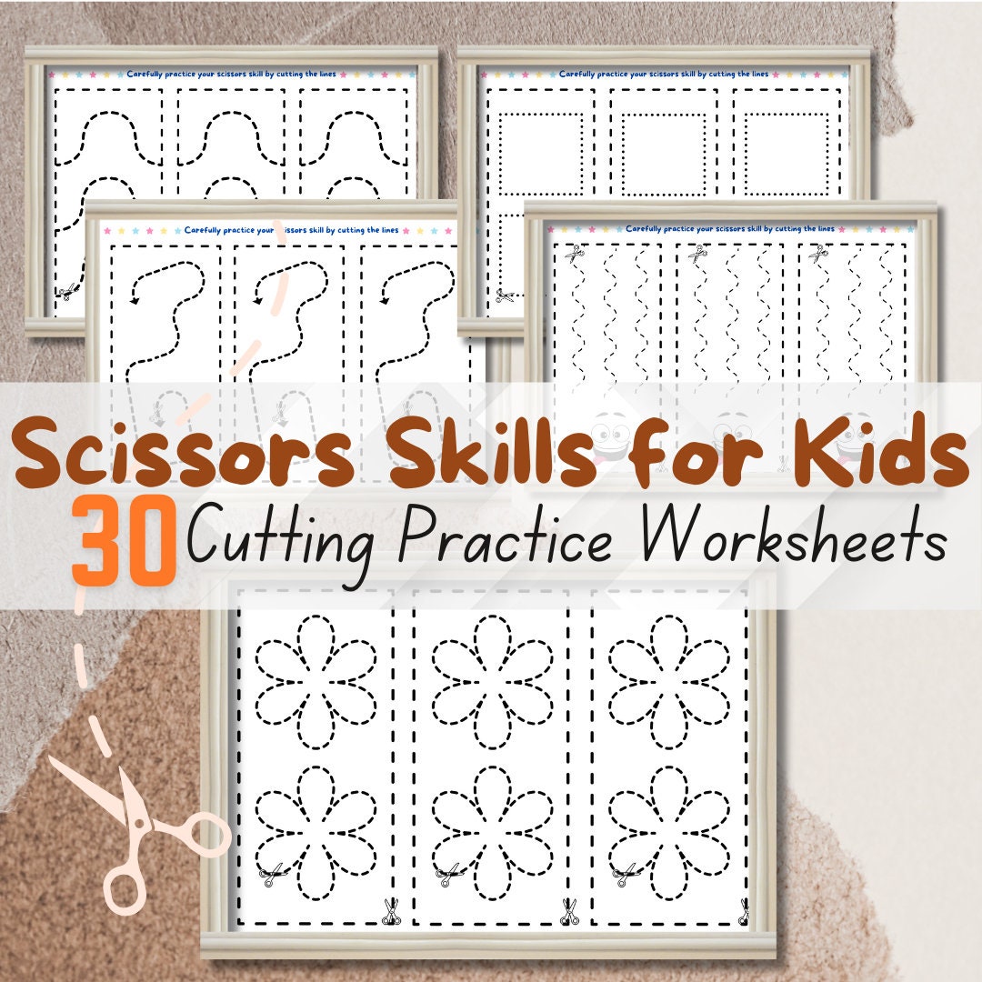 Scissors Cutting Activities Scissor Skills Practice Cutting Practice ...