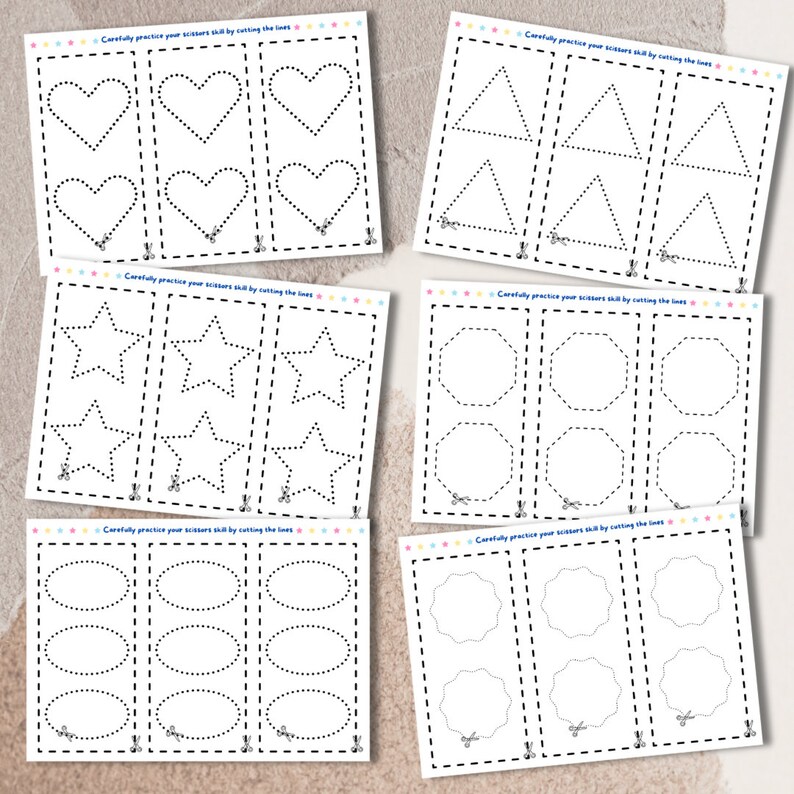 Scissors Cutting Activities Scissor Skills Practice Cutting Practice ...