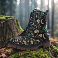 Forestcore Accessory, Combat Boots, Mens Leather Boots, Witch Shoes ...