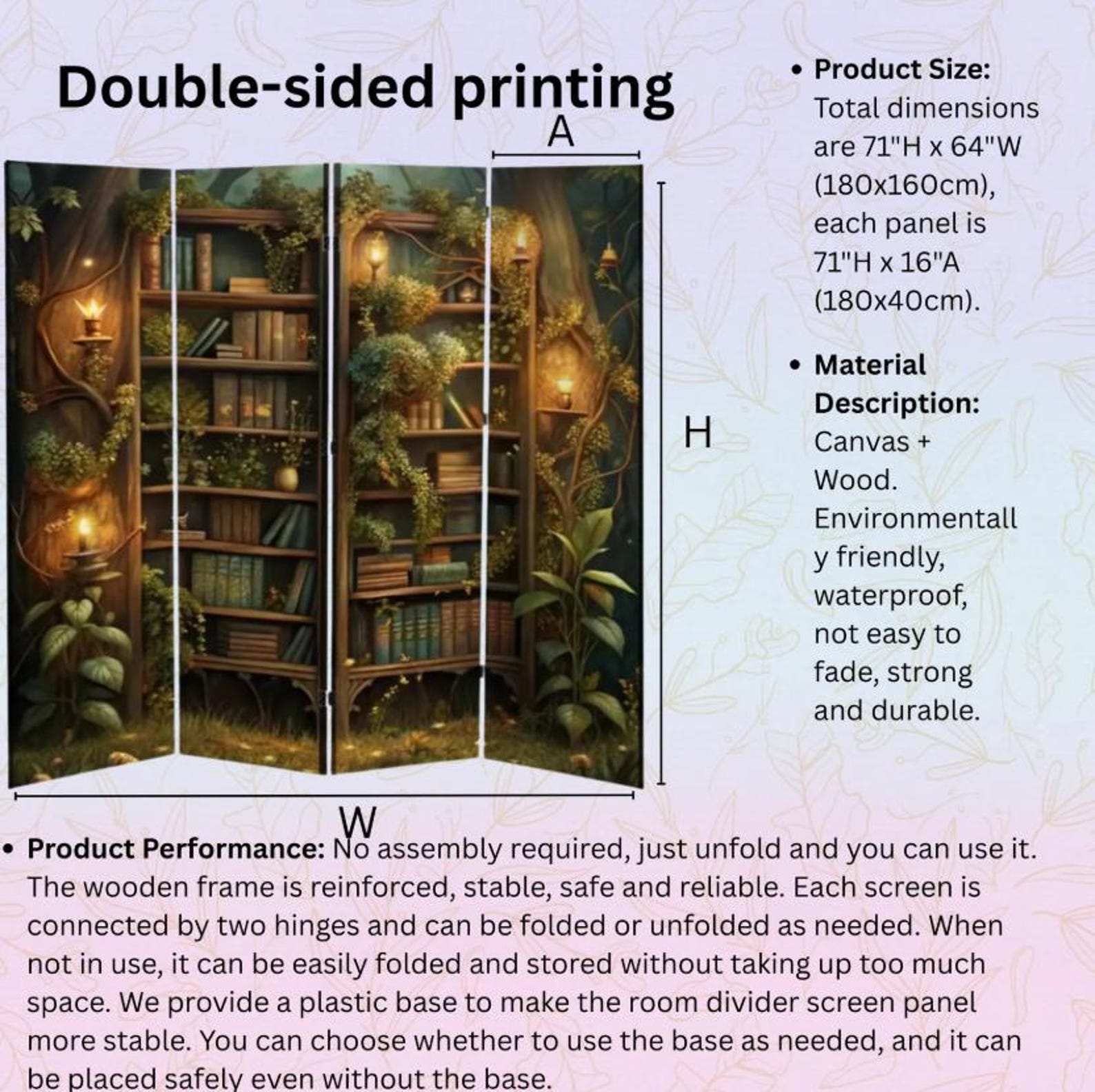 Gothic Raven Room Divider: Dark Academia Decor, Witchcore Style - Etsy