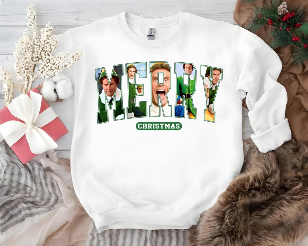 Buddy the Elf Movie Sweatshirt: Christmas Quote Tee - Etsy