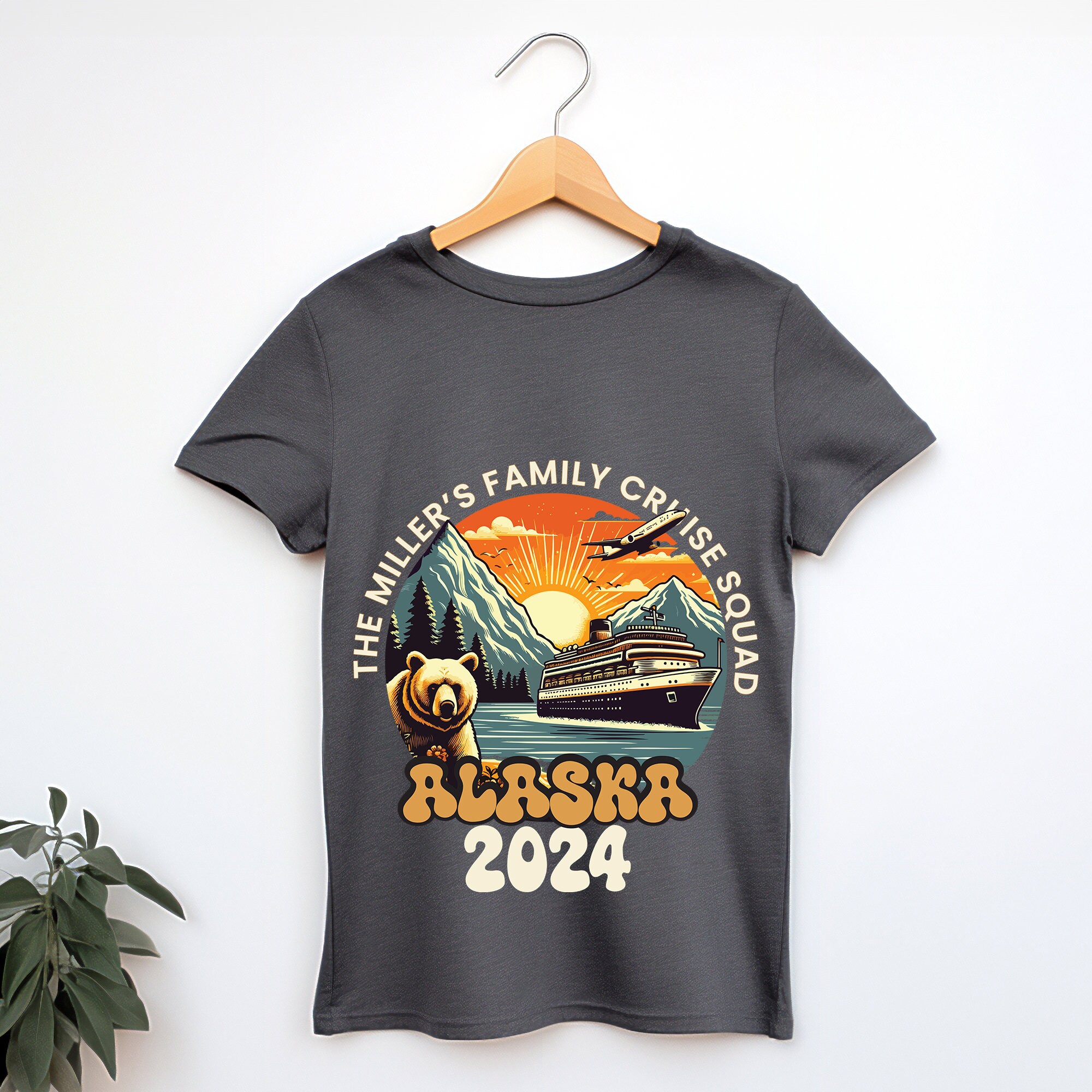 Custom Family Name Alaska Cruise Squad 2024 Shirt,alaska Colorful ...