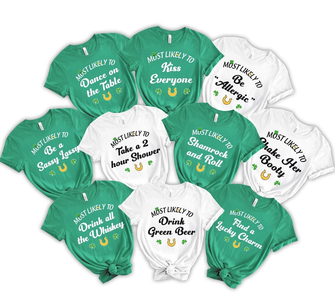Custom St Patricks Day Shirt: Funny Group Sweatshirt - Etsy