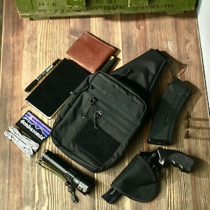 Quick Access Concealed Carry Sling Bag, Tactical CCW Backpack, Gun ...