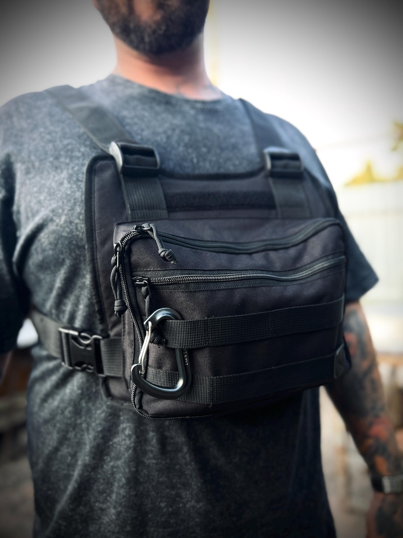 Outdoor EDC Chest Rig-kit Bag for Men and Woman, Tactical Vest for ...