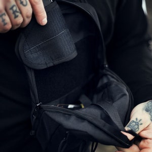 Quick Access Concealed Carry Sling Bag, Tactical CCW Backpack, Gun ...