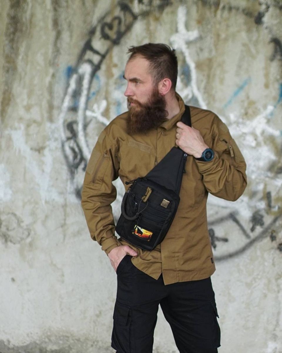 Quick Access Concealed Carry Sling Bag, Tactical CCW Backpack, Gun ...