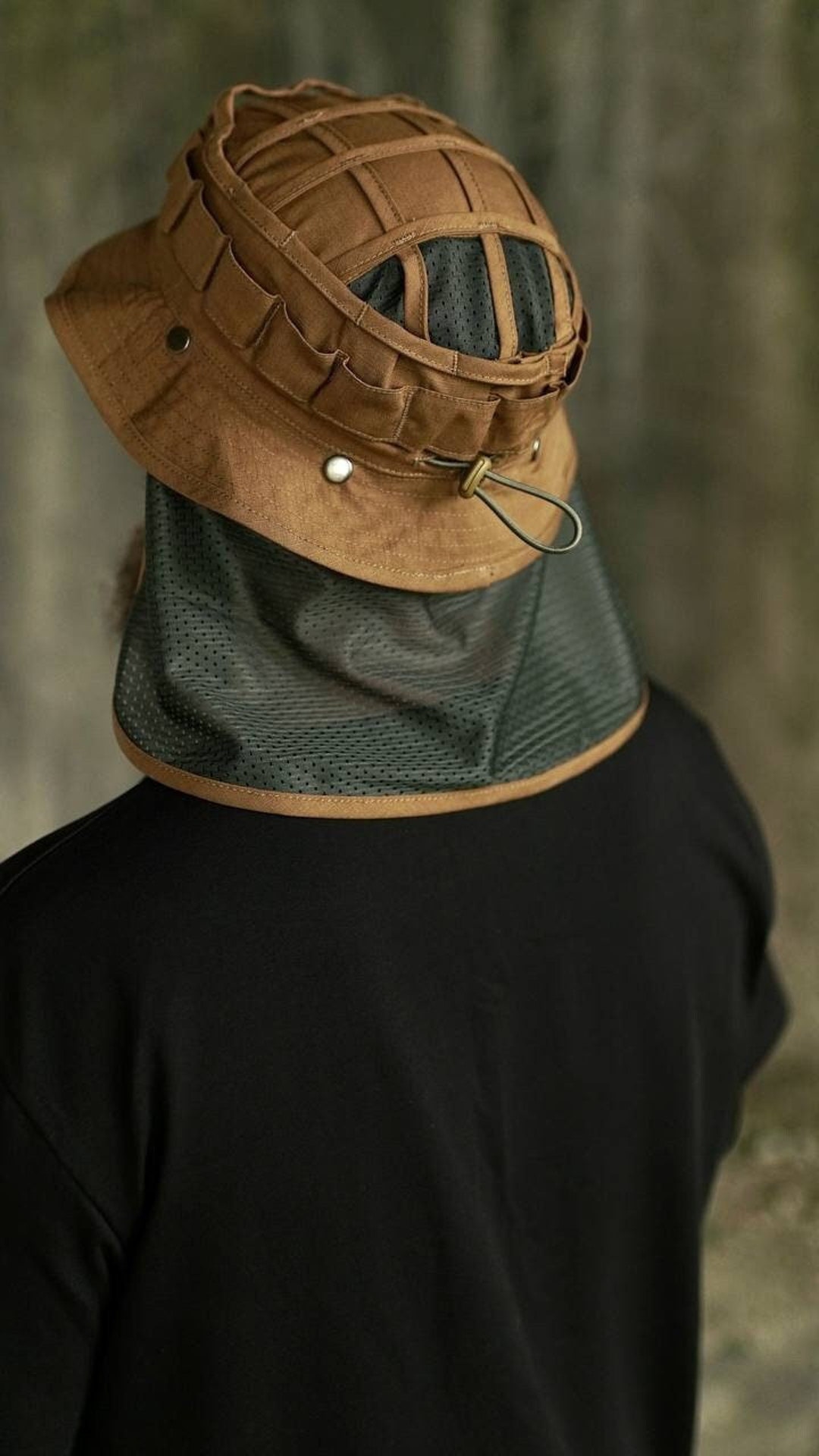 Summer Bucket Hat With Neck Protection, Tactical Boonie Cap, Outdoor ...