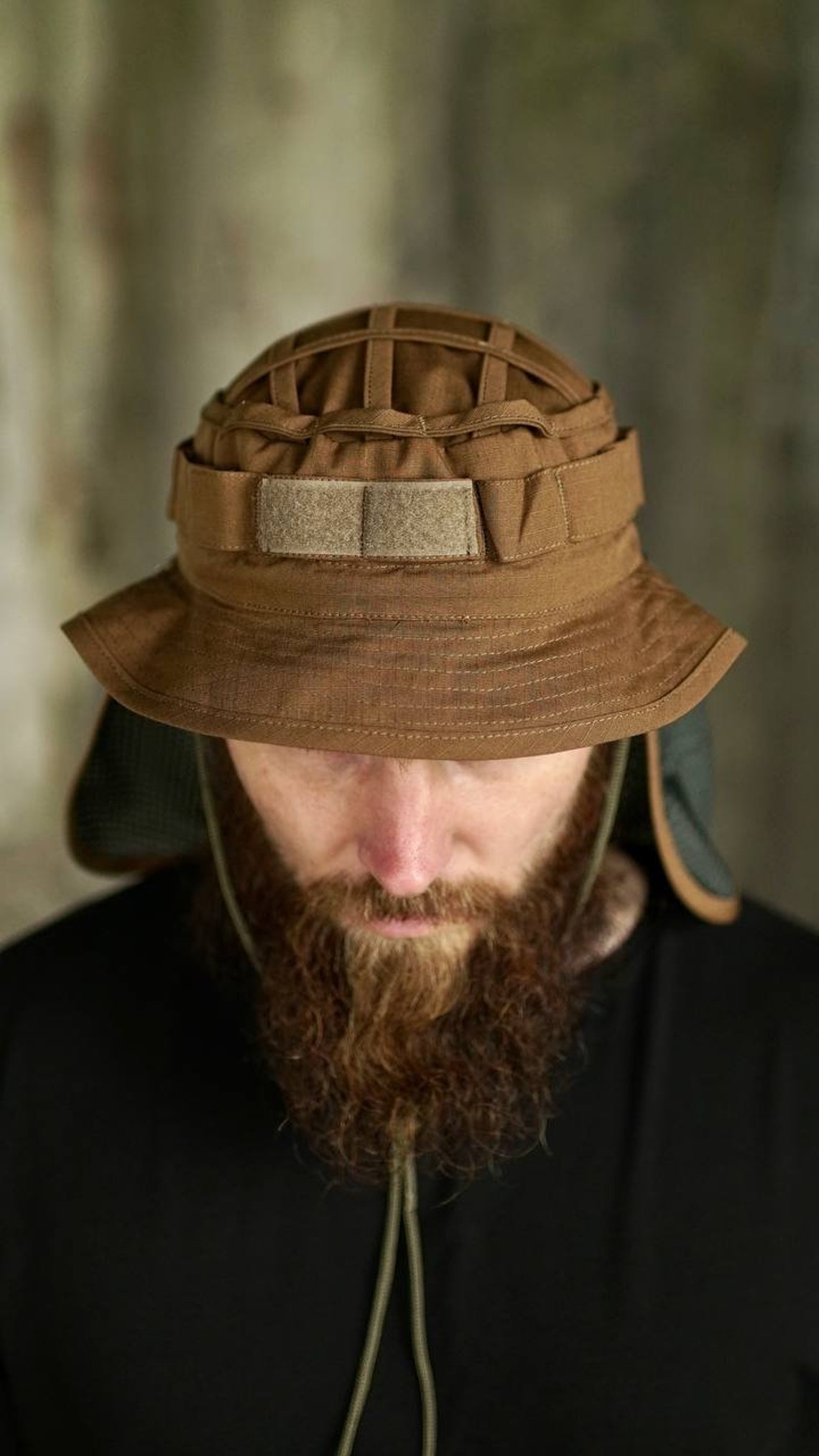 Summer Bucket Hat With Neck Protection, Tactical Boonie Cap, Outdoor ...