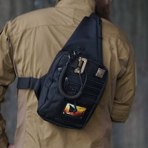 Quick Access Concealed Carry Sling Bag, Tactical CCW Backpack, Gun ...