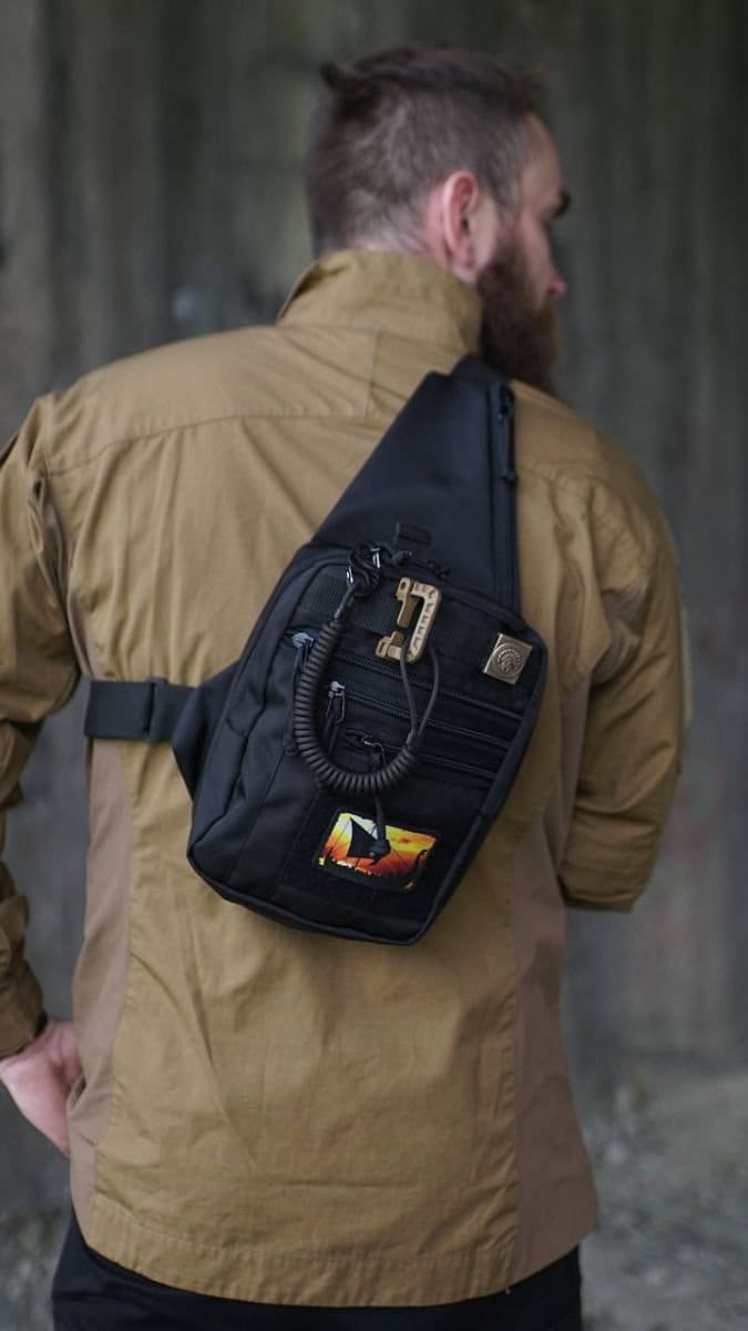 Quick Access Concealed Carry Sling Bag, Tactical CCW Backpack, Gun ...