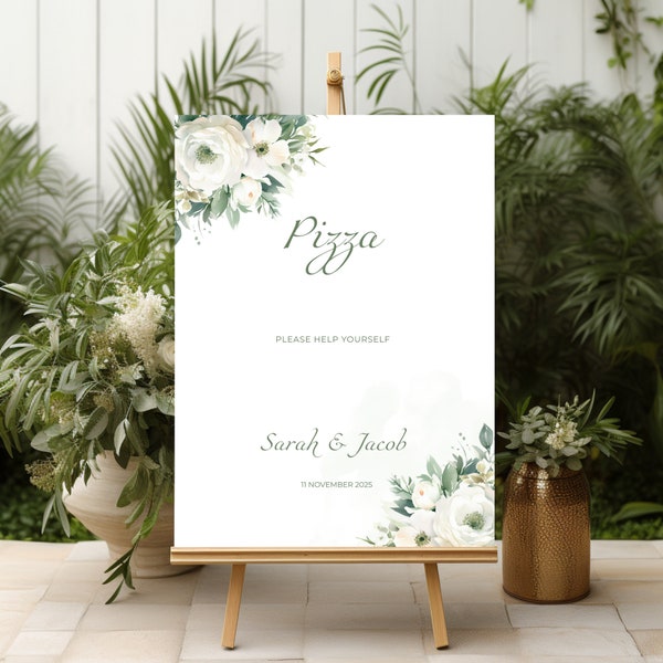 Pizza Wedding Sign - Etsy