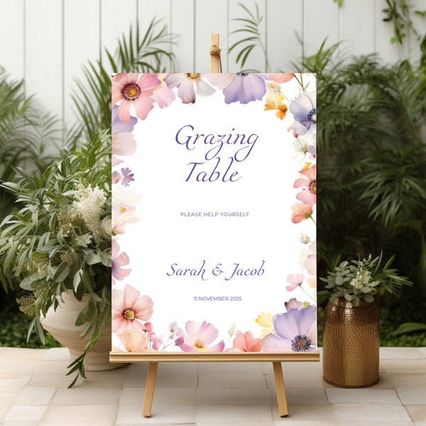 Grazing Table Template - Etsy