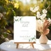 Grazing Table Template, Sage Green Food Buffet Sign, Cream Floral ...