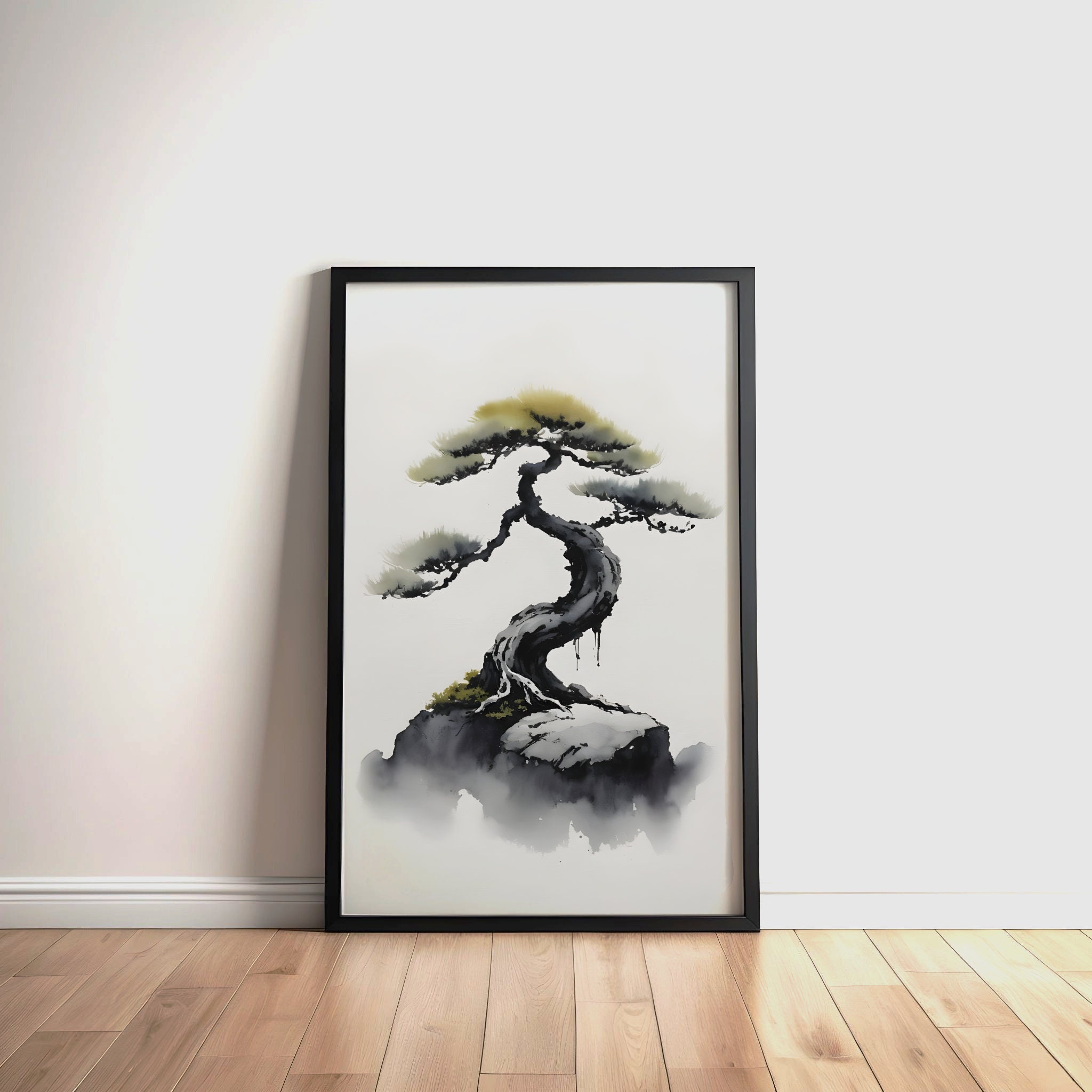 Bonsai Printable Art Japanese Tree Print Tiny Tree Print Bonsai Print ...