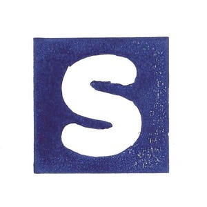 Alphabet Letter ‘S’ Handmade Linocut Print 4x4inches - Etsy