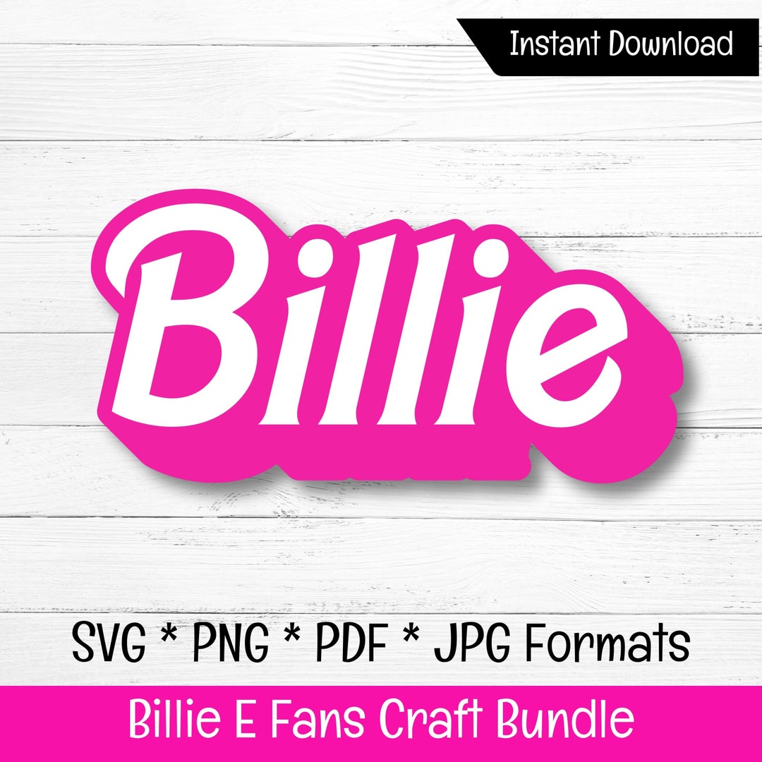 Billie SVG Instant Download, Craft Files for Barbi Movie Fans ...