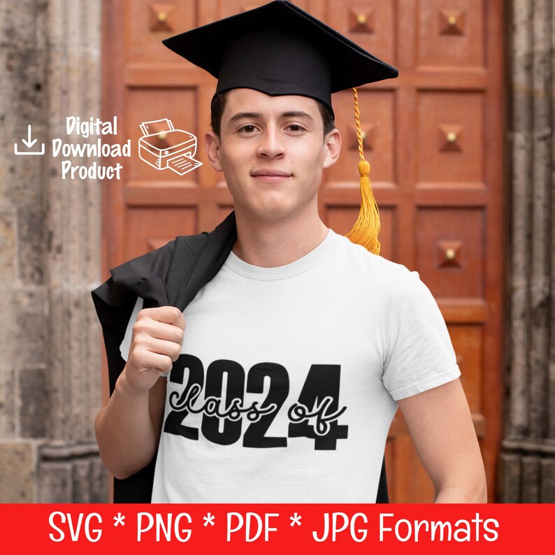Class of 2024 Graduation SVG, Senior 2024 Cut File, Graduation Gift ...