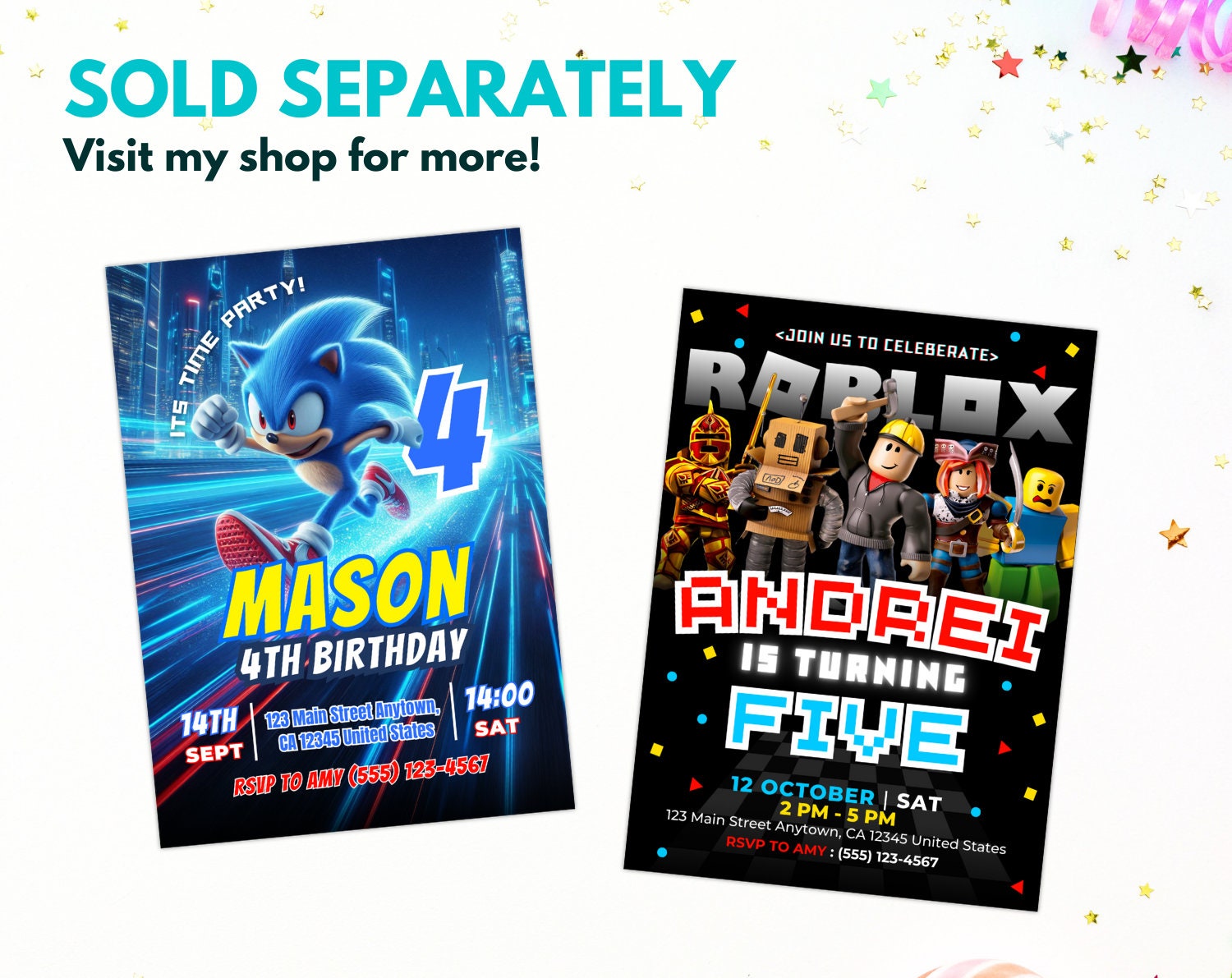 Roblox Pool Party, Roblox Invitation, Editable Printable Roblox ...