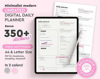 Digital Planner Goodnotes Planner iPad Planner Daily Planner Notability ...