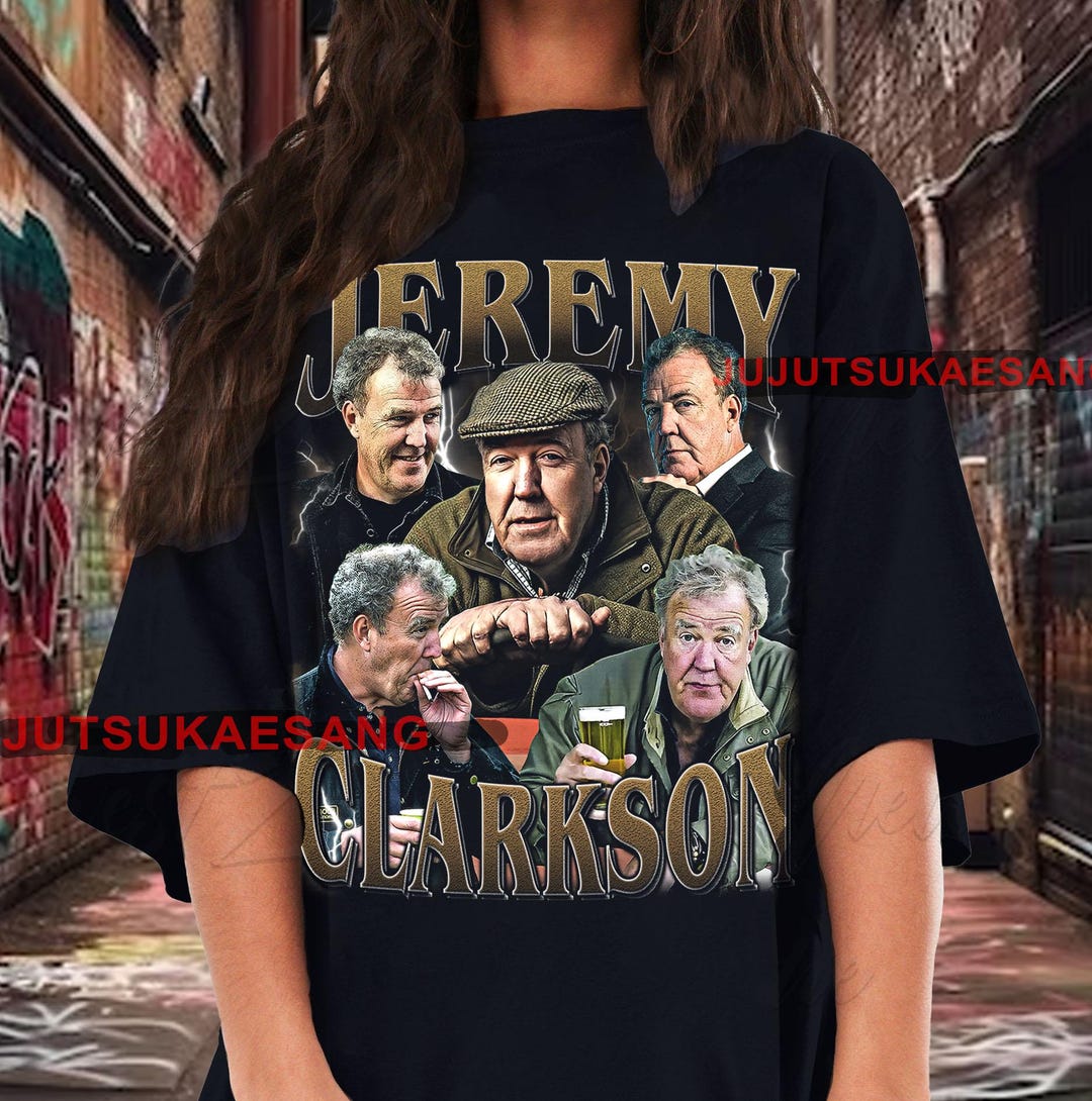 Retro Jeremy Clarkson Vintage Distressed Unisex Heavy Cotton 90s ...