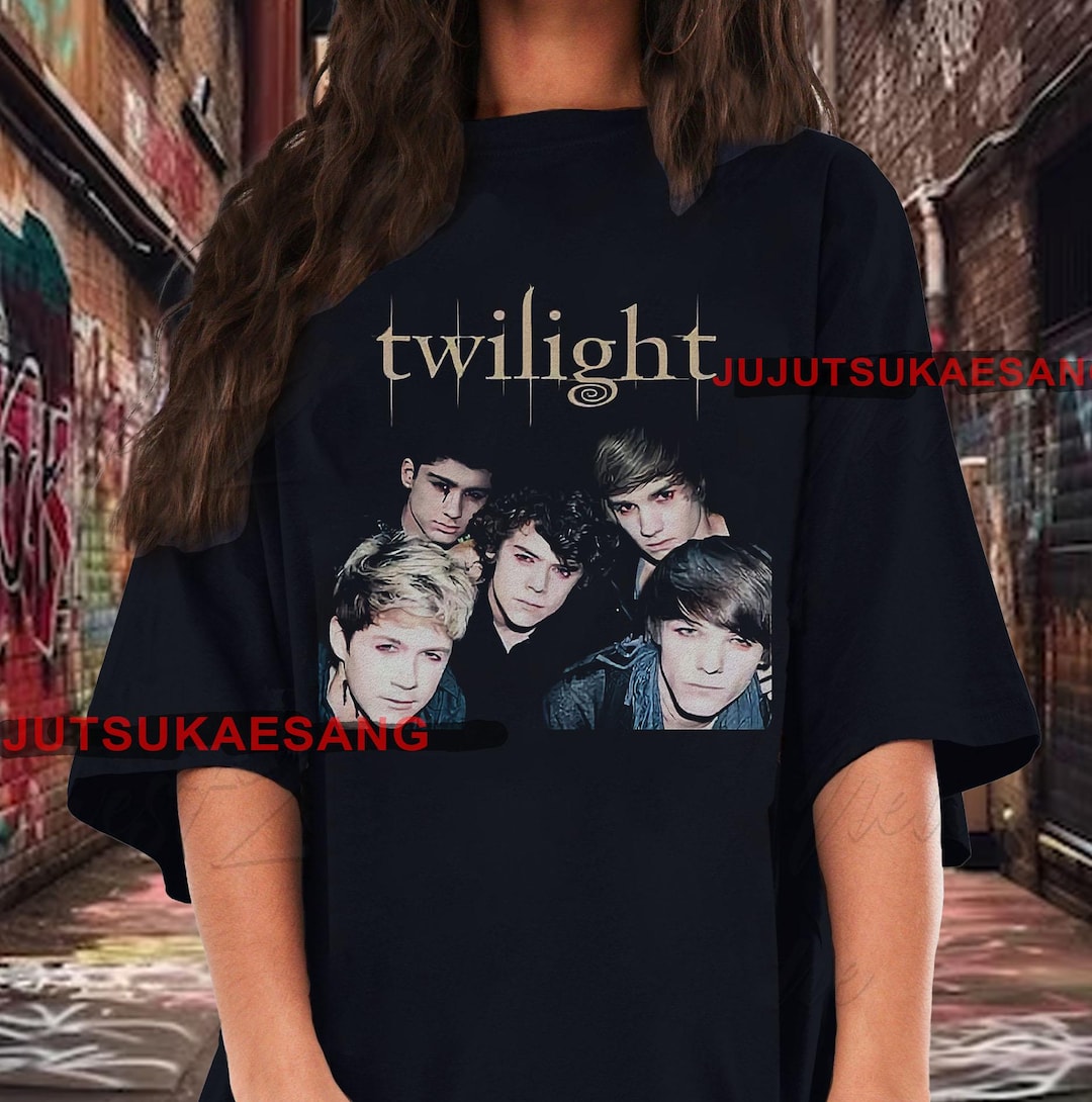 Retro Twilight One Direction Vintage Distressed Unisex Heavy Cotton 90s Graphic Tee Shirt - Etsy